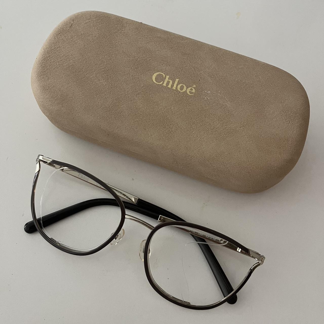 CHLOE glasses frames in a beautiful brown taupe... - Depop