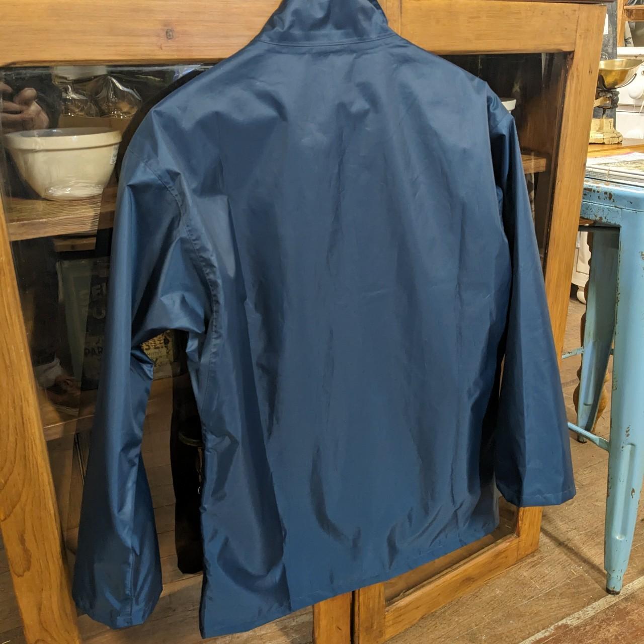 British Military RAF foul weather Blue Jacket Coat... - Depop