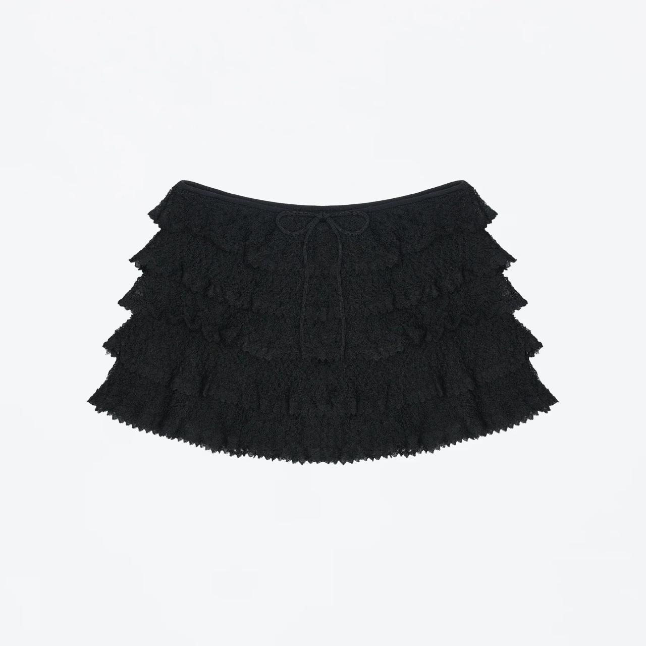 tank air studio jellyfish mini skirt in black size... | Depop