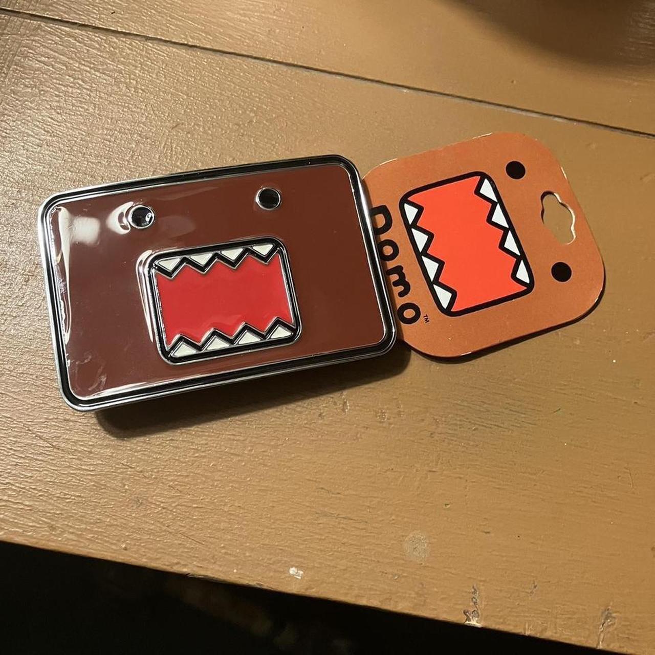 Domo Kun Belt Buckle From 2010 Brand New with... - Depop