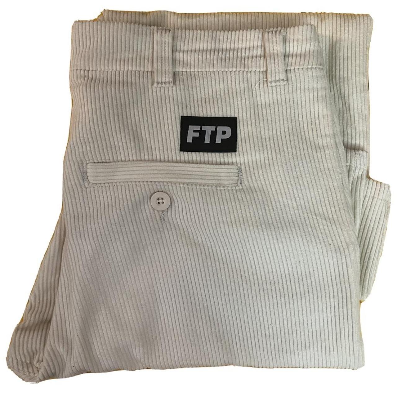 FTP CREAM CORDUROY CHINO PANTS 34 waist - Depop