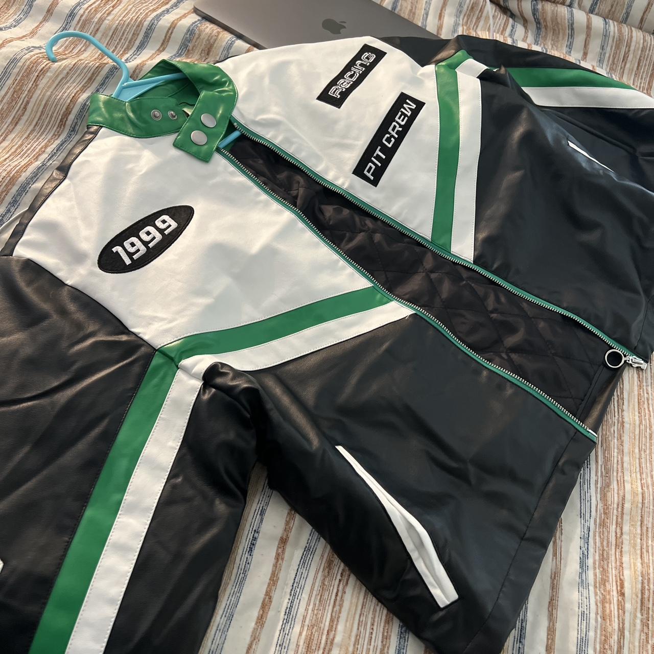 PrettyLittleThing Racer jacket Fits like small /... - Depop