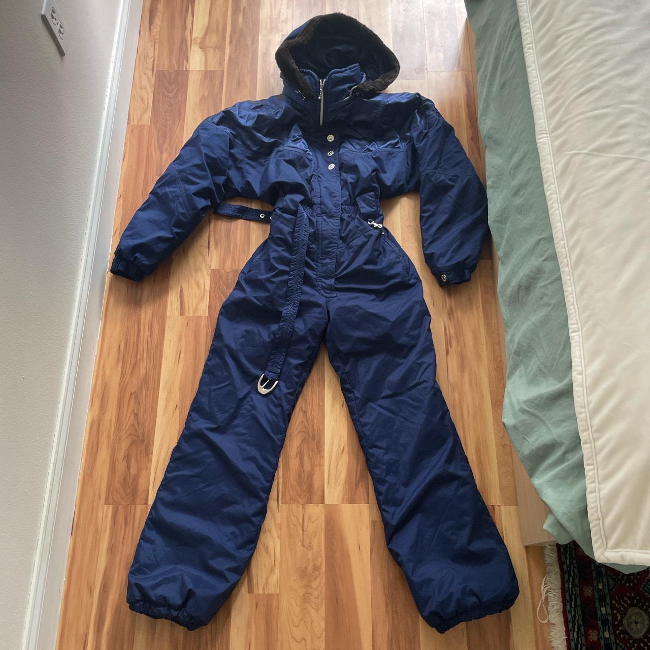 OBERMEYER navy blue ski suit. Such a comfy and warm... - Depop