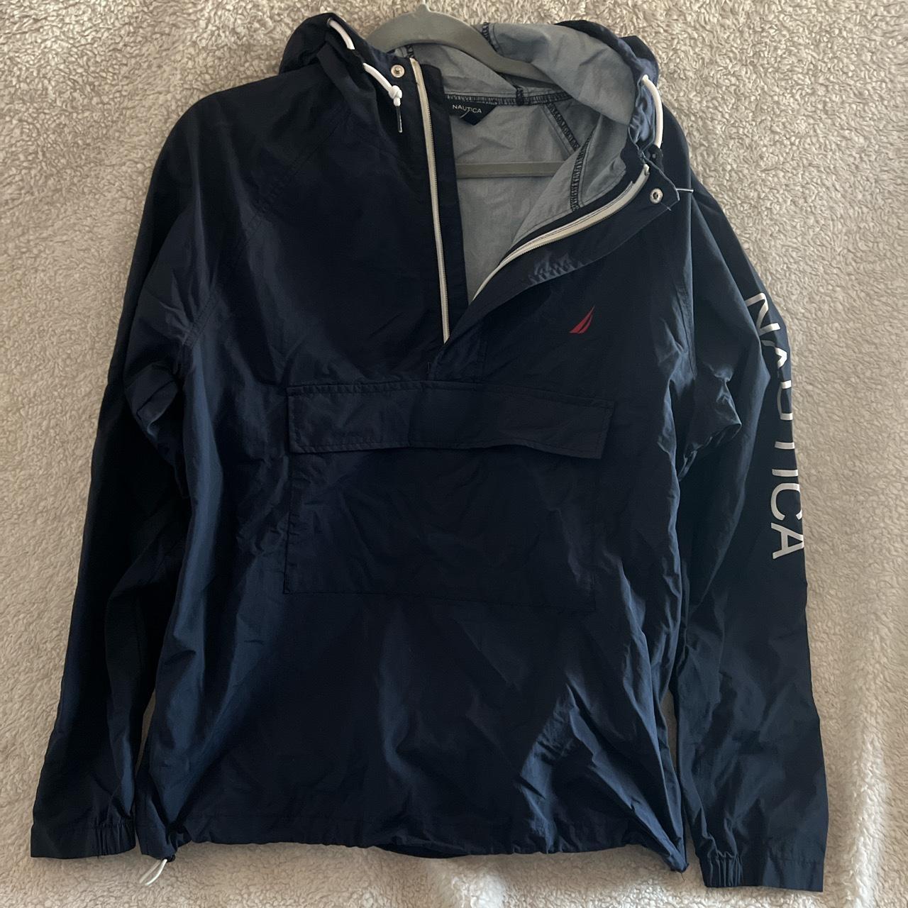 Nautica windbreaker ♡ 𝖼𝗅𝗈𝗍𝗁𝖾𝗌 𝖺𝗋𝖾 𝗋𝖾𝖼𝗈𝗆𝗆𝖾𝗇𝖽𝖾𝖽 2 𝖻𝖾... - Depop