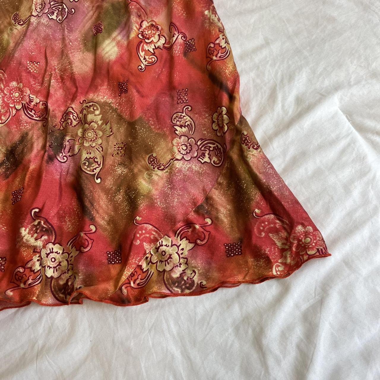 vintage victoria’s secret patterned slip dress the... - Depop