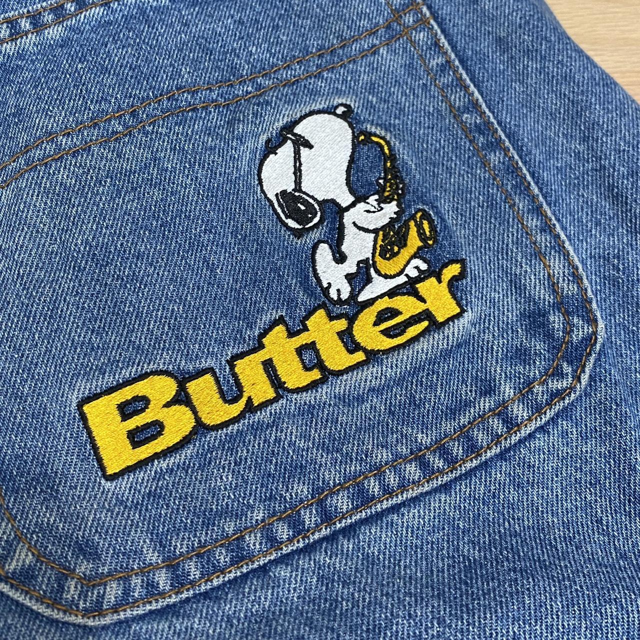 Butter Goods - Snoopy Jeans Indigo blue - size... - Depop