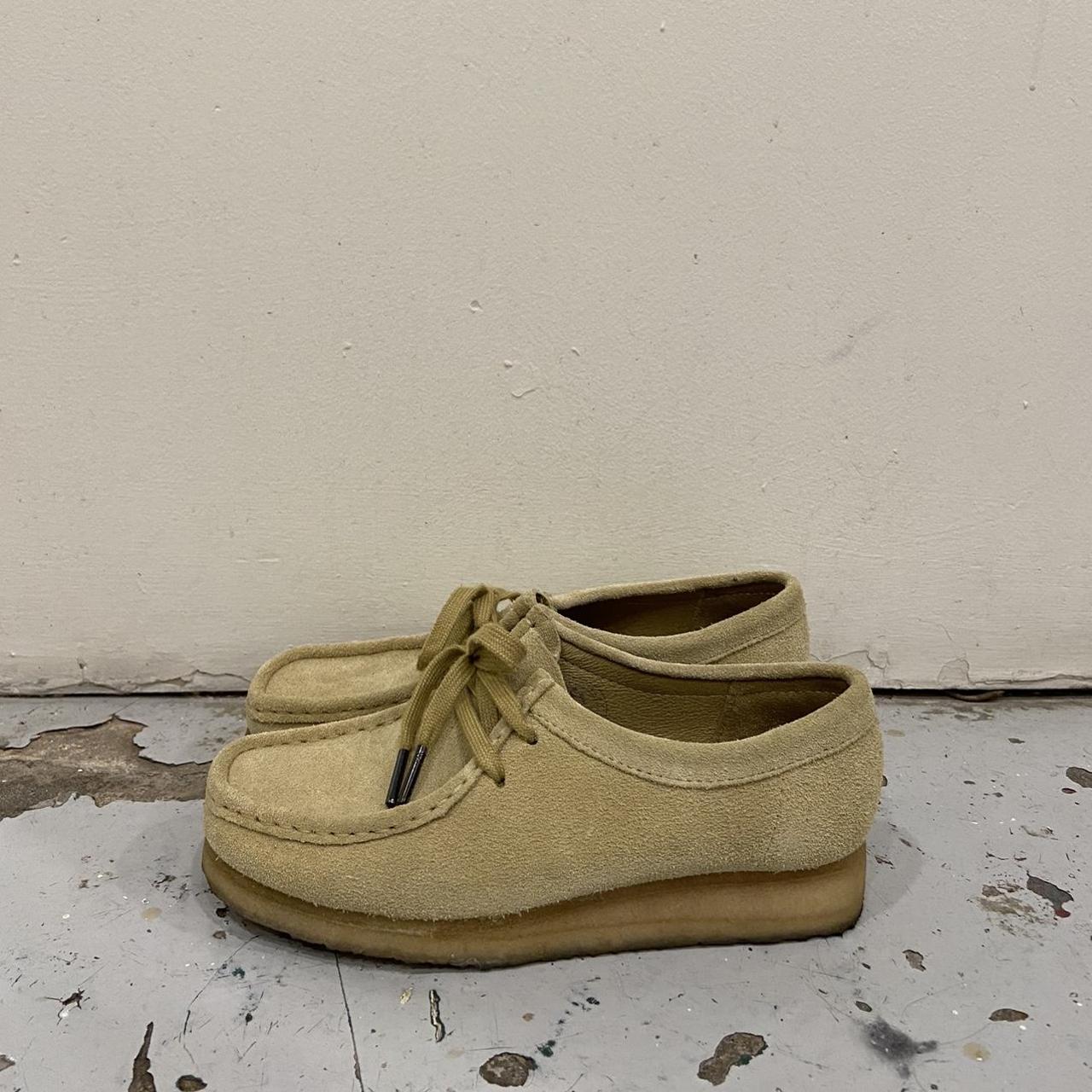 Clarks Originals Beige Wallabee Really small signs... - Depop