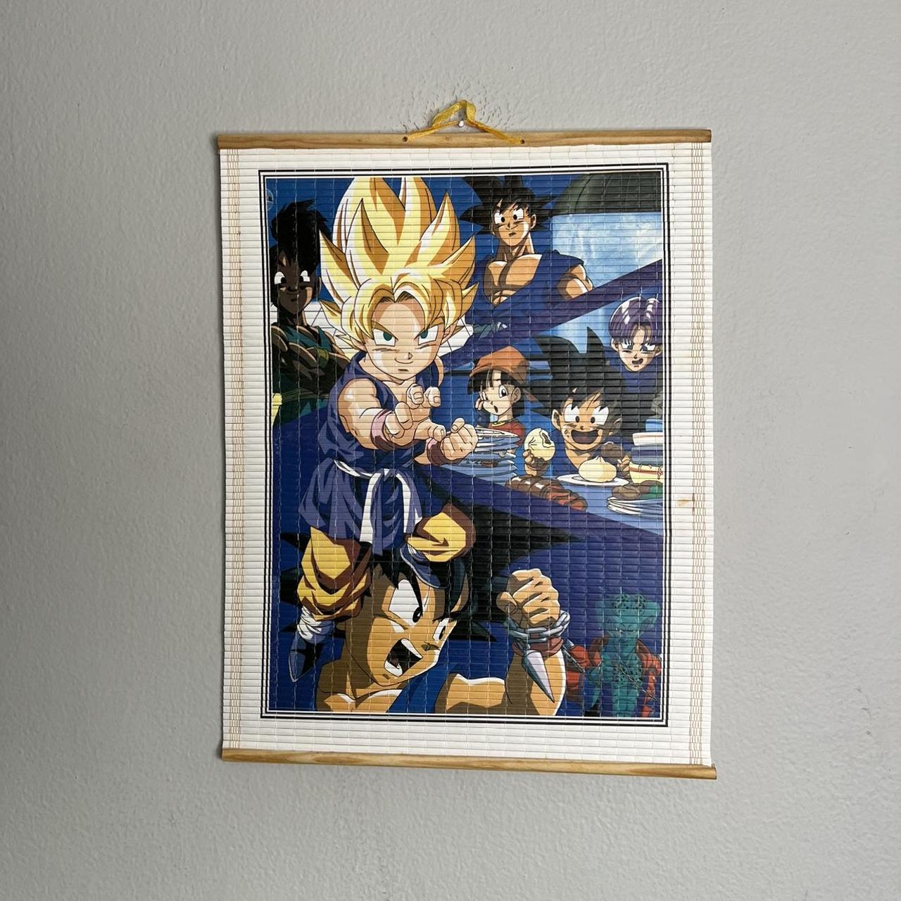 Dragon ball z Bamboo Mini Wall Scroll Poster Vintage... - Depop