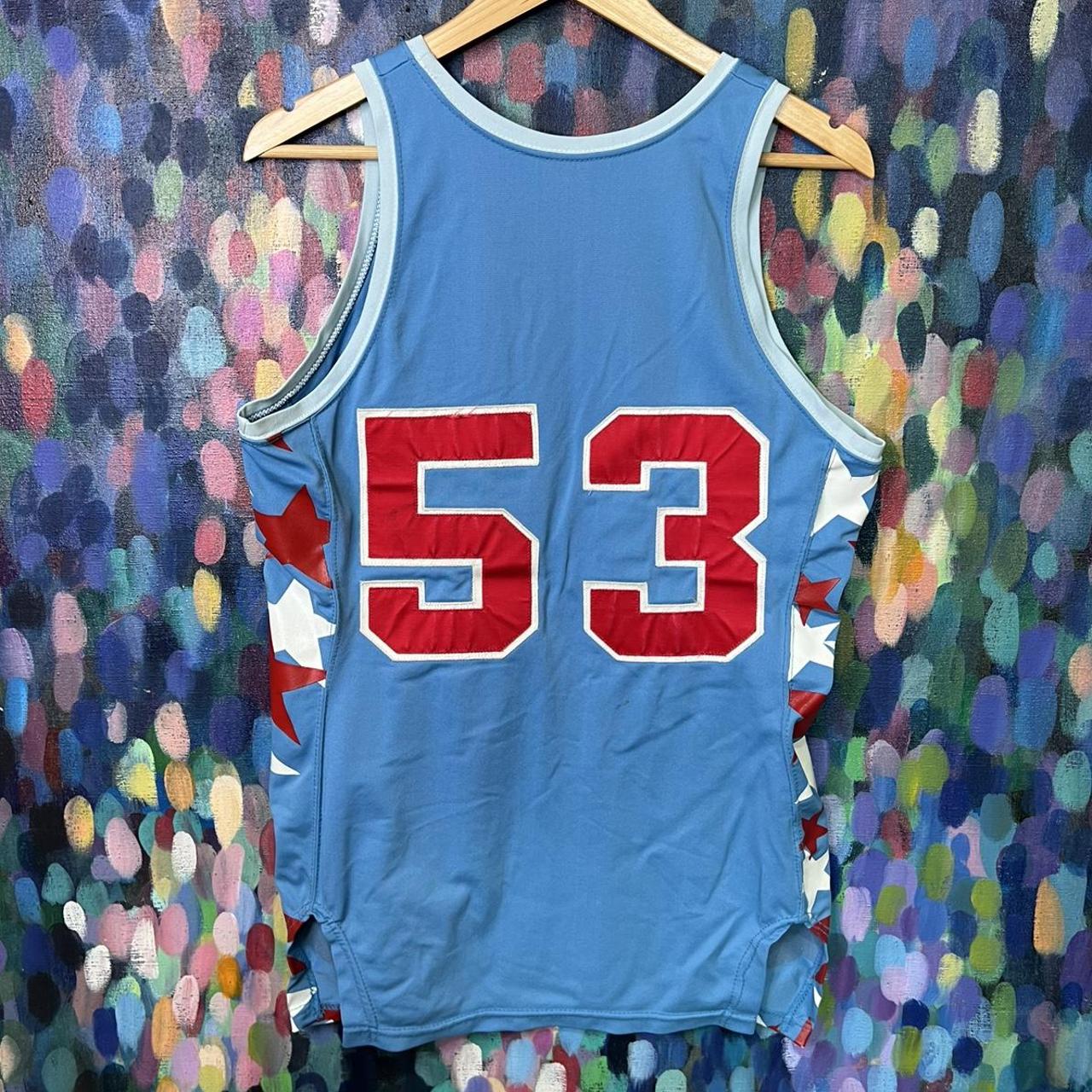 Vintage 80s Medalist Sand knit Basketball Jersey... - Depop