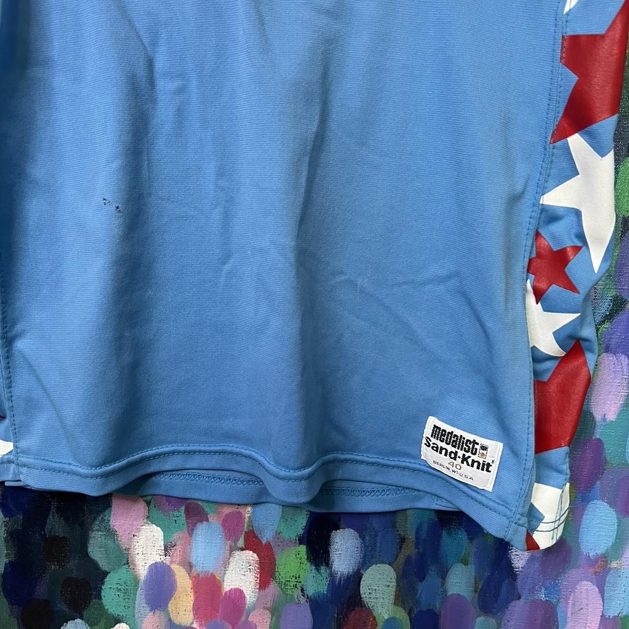 Vintage 80s Medalist Sand knit Basketball Jersey... - Depop