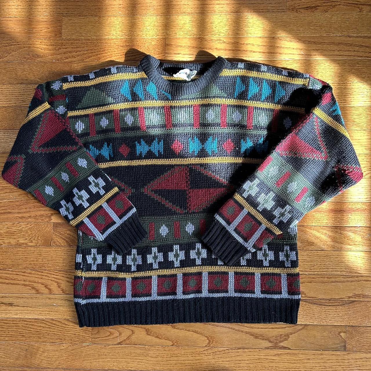 Vintage Native Sweater 1980s one of the most... - Depop