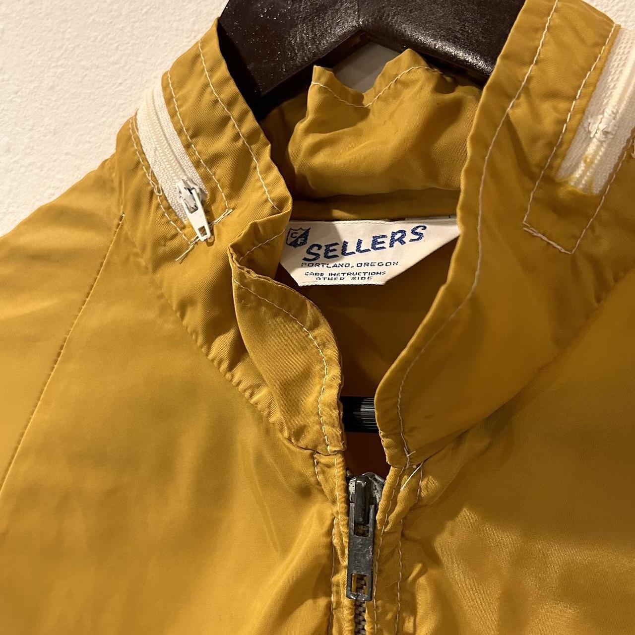 Vintage 1970s Light Jacket beater has stains and... - Depop