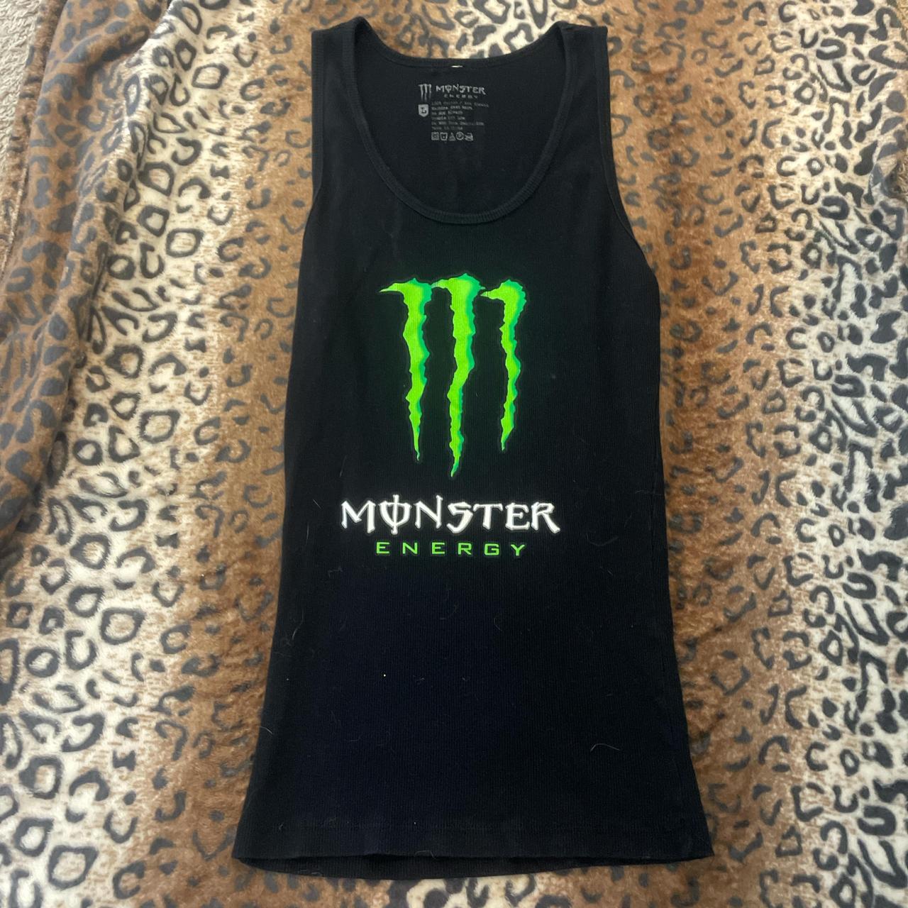 “MONSTER ENERGY” SCENEMO TANK💋 Measurements in... - Depop