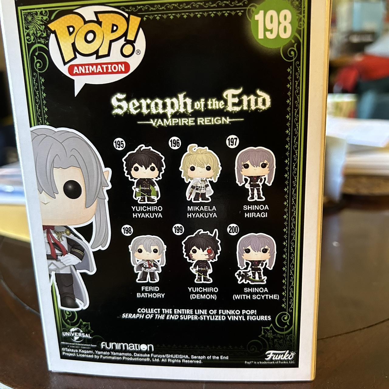 Seraph of the end Ferid Bathory Funko pop Good... - Depop