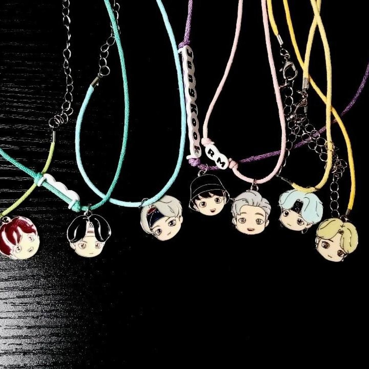 Tiny Tan Necklaces from Hot Topic. One of them has a... - Depop
