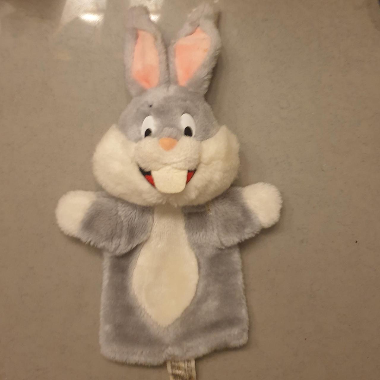 Vintage 1971 Bugs Bunny Hand Puppet Warner Bros.... - Depop