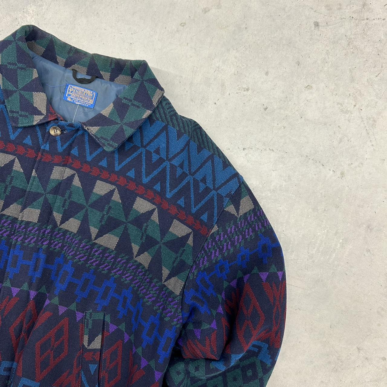 Vintage Pendleton Aztec Jacket Size: XL Pit to Pit:... | Depop