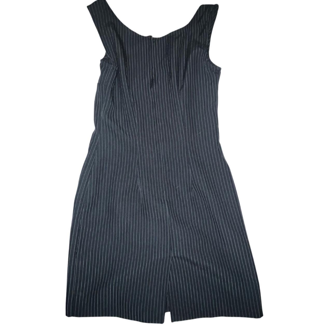 Fredericks Striped Mini Dress -hugs the body -has... - Depop