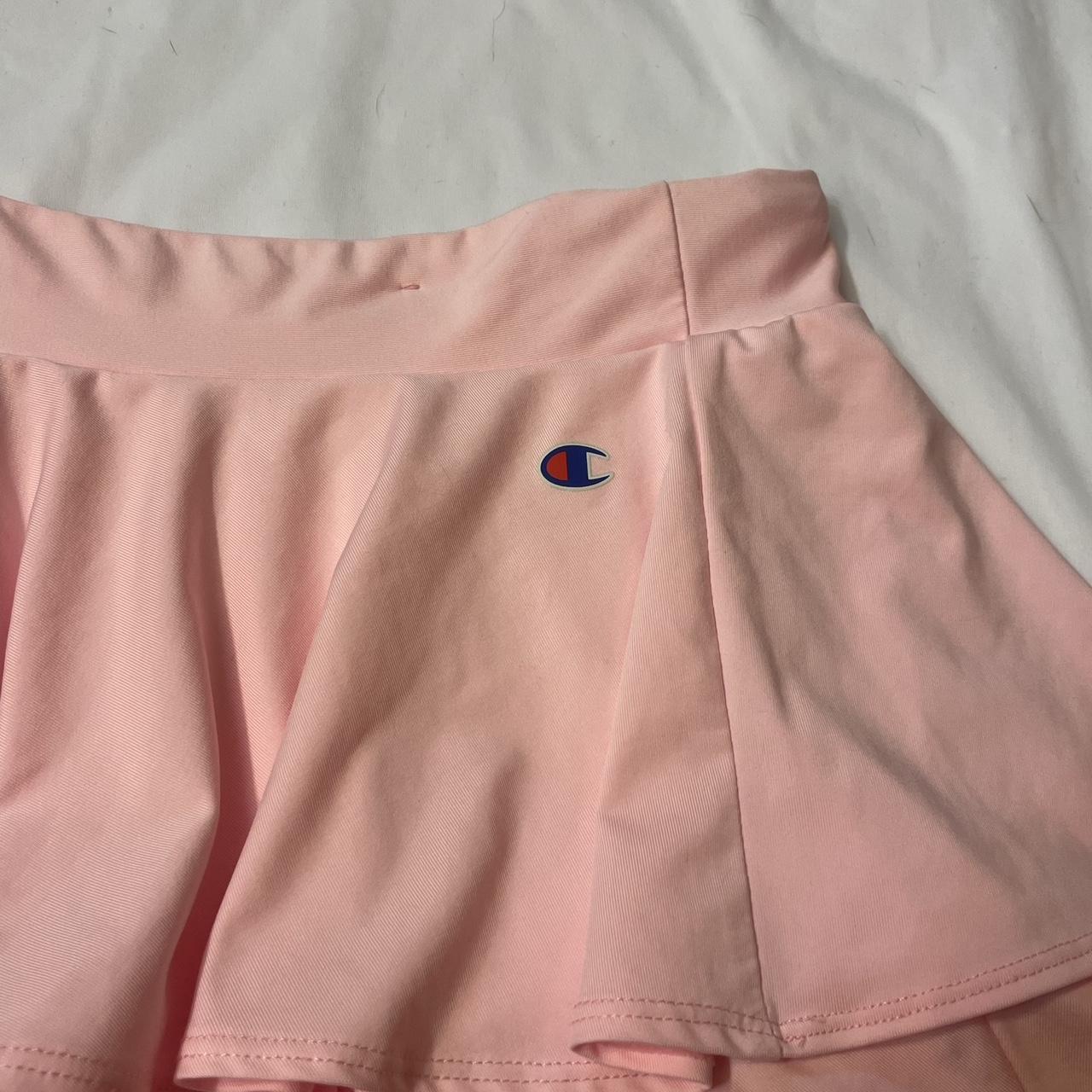 Champion Women's Pink Skirt | Depop