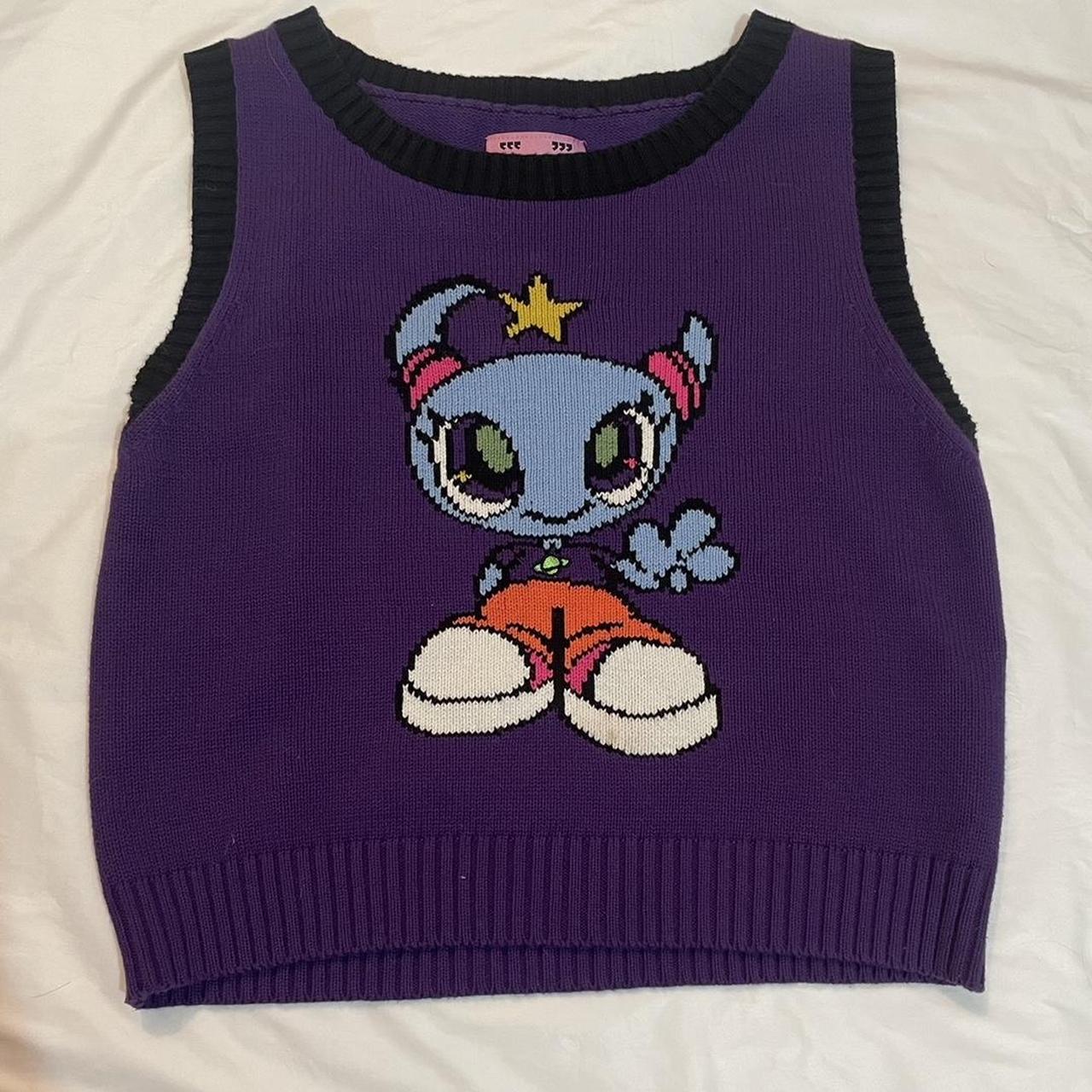 Unif Vistor Vest 🩵 Sweater vest with the cutest... - Depop