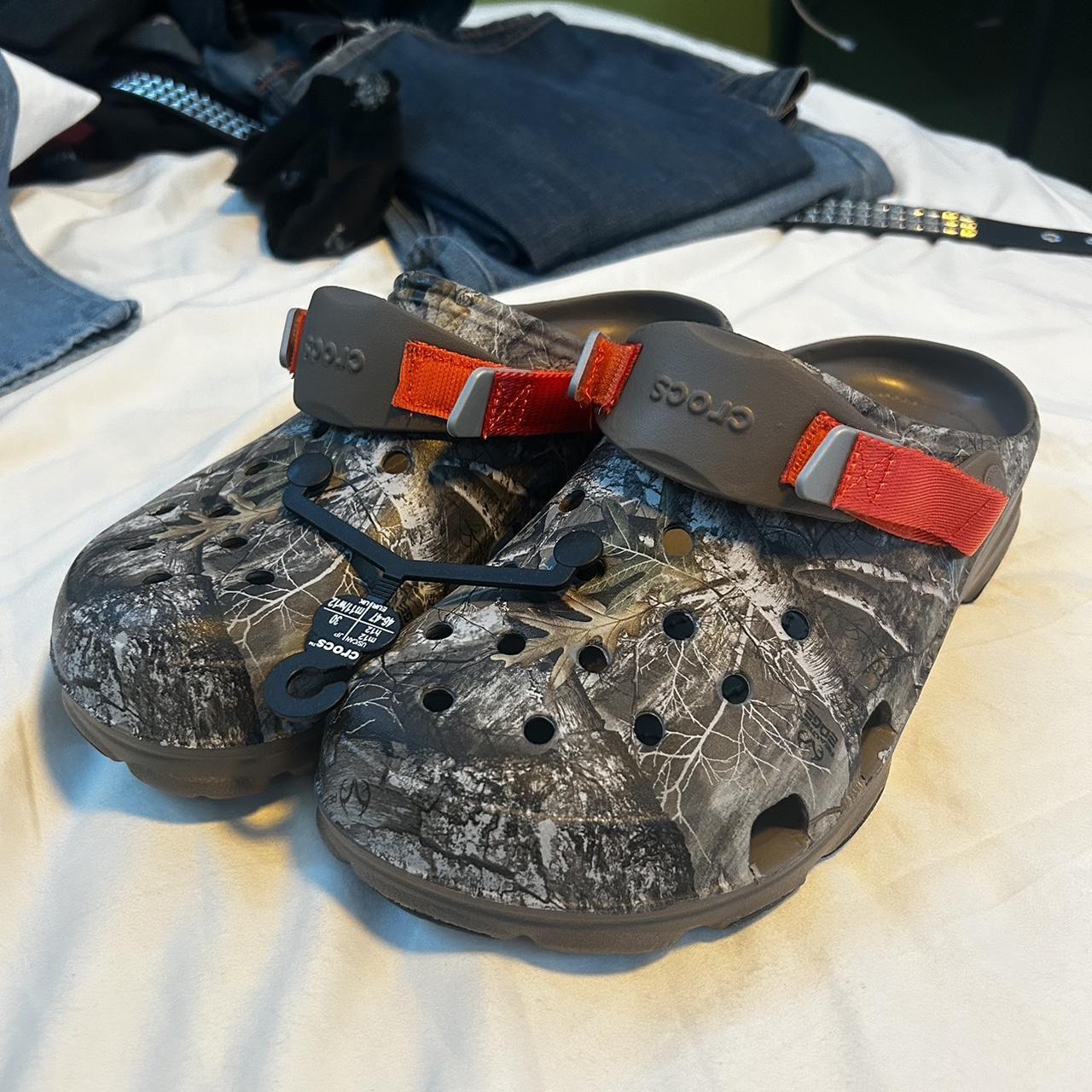 realtree edge all terrain crocs workwear street wear... - Depop