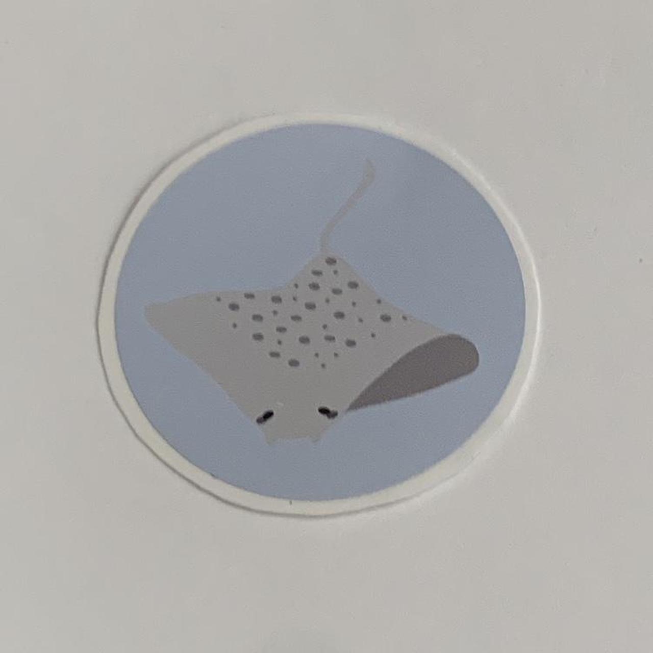 Kawaii stingray Sticker •Sting Ray Sticker... - Depop