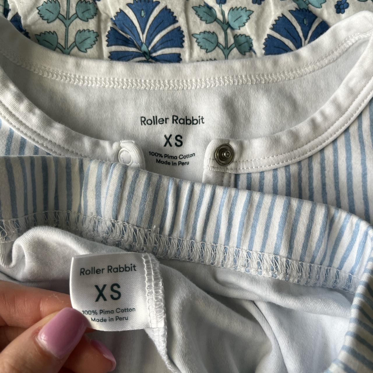 Roller Rabbit blue striped pajama set - Depop