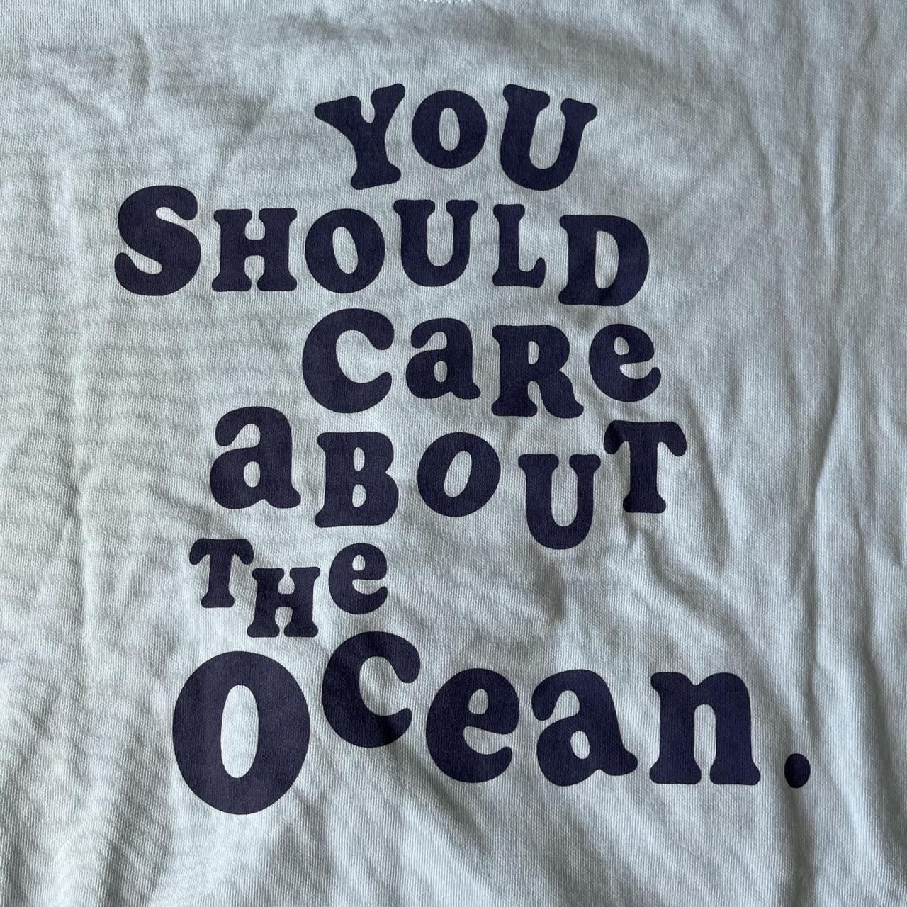 Finatics shark you should care about the ocean blue... - Depop