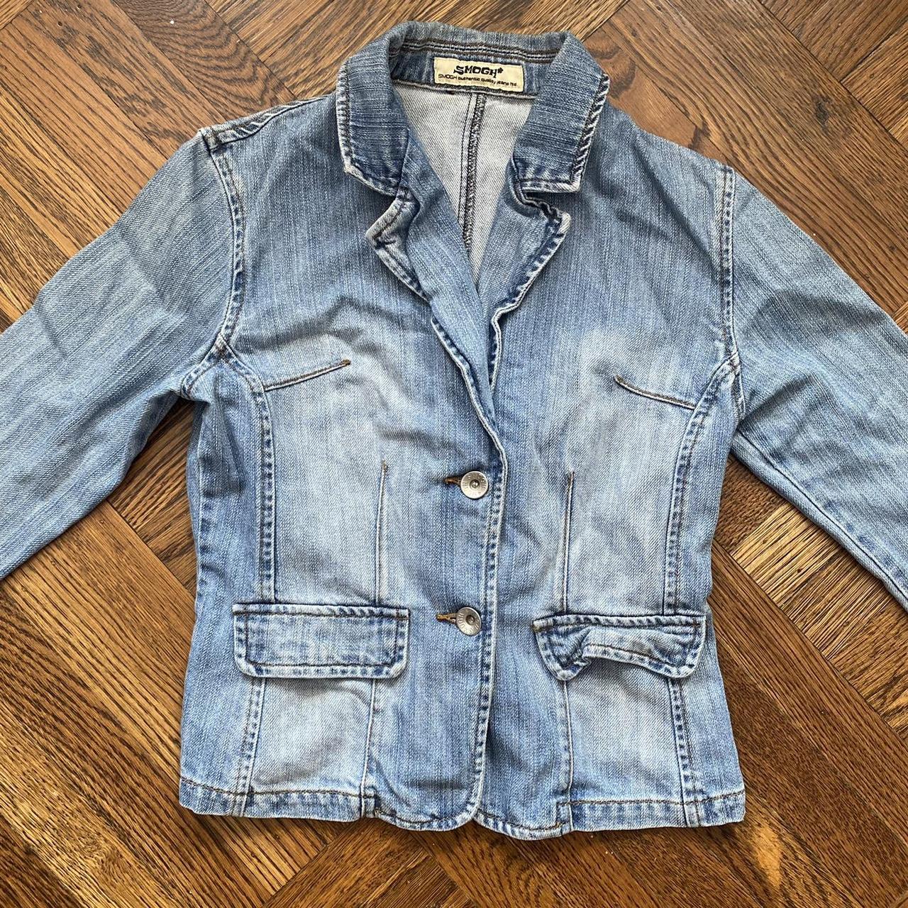 Y2k denim blazer This jacket is so gorgeous. Could... - Depop