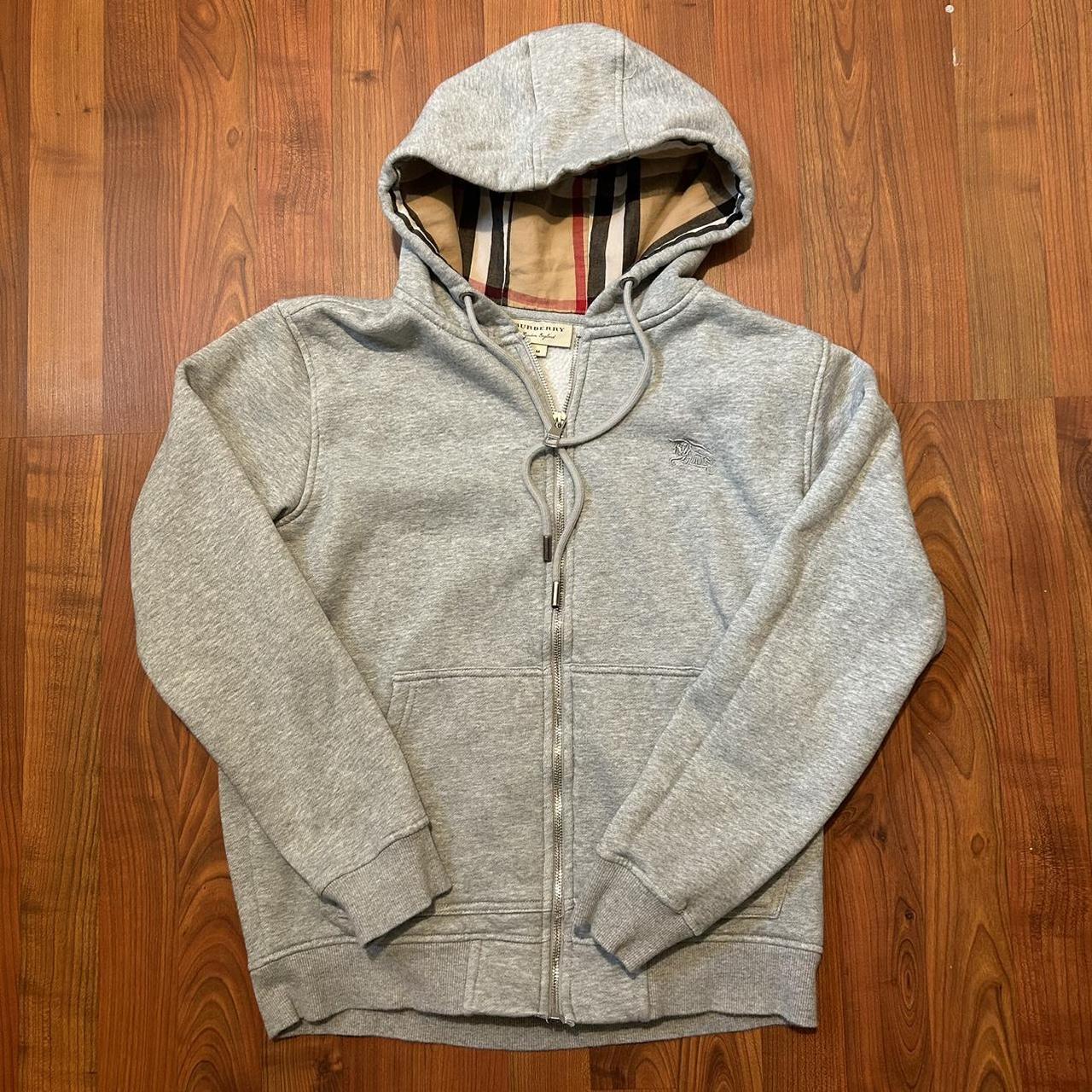 Burberry Zip Up Hoodie Size medium TTS, No... - Depop