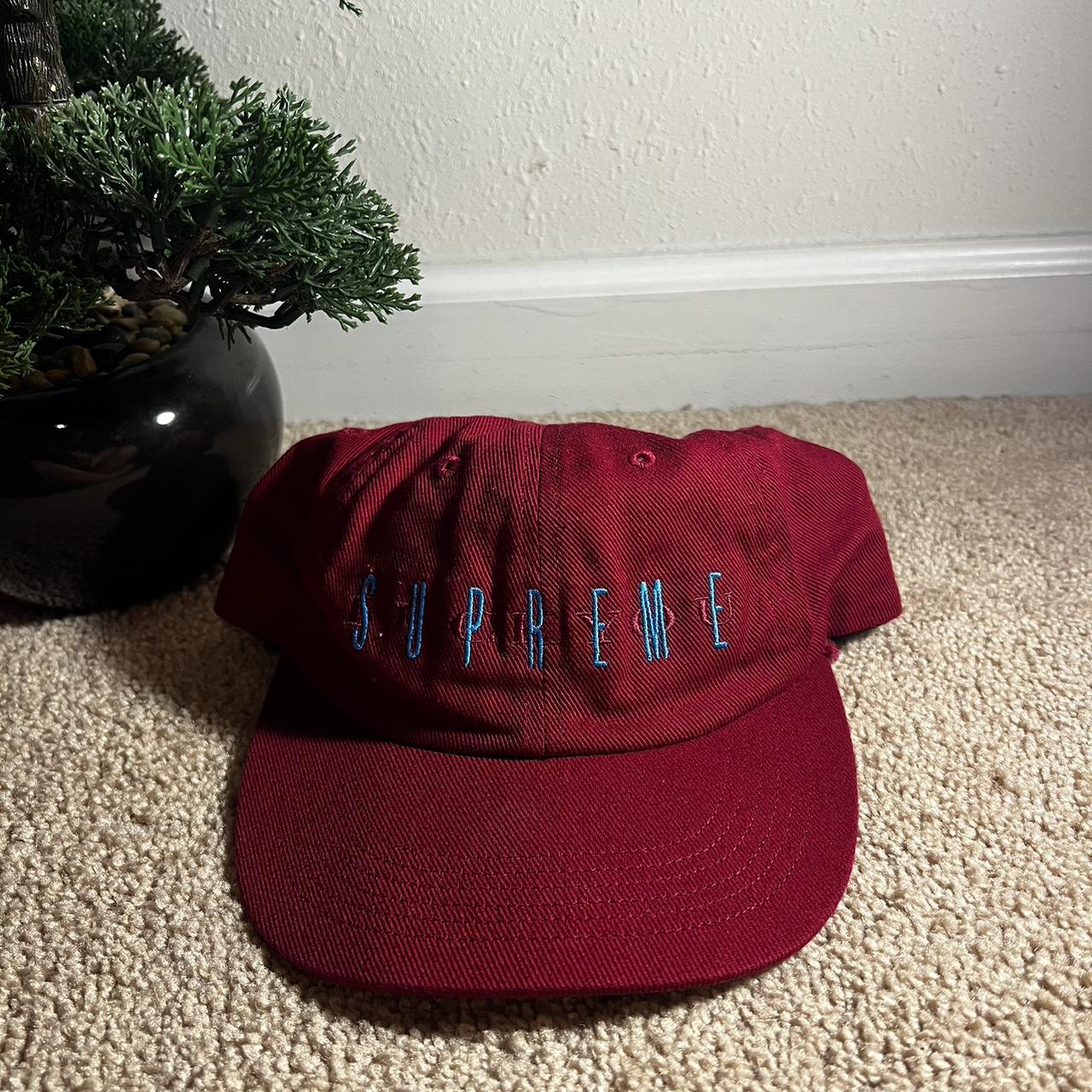 Supreme hat (F U in red letters) *small rip shown... - Depop