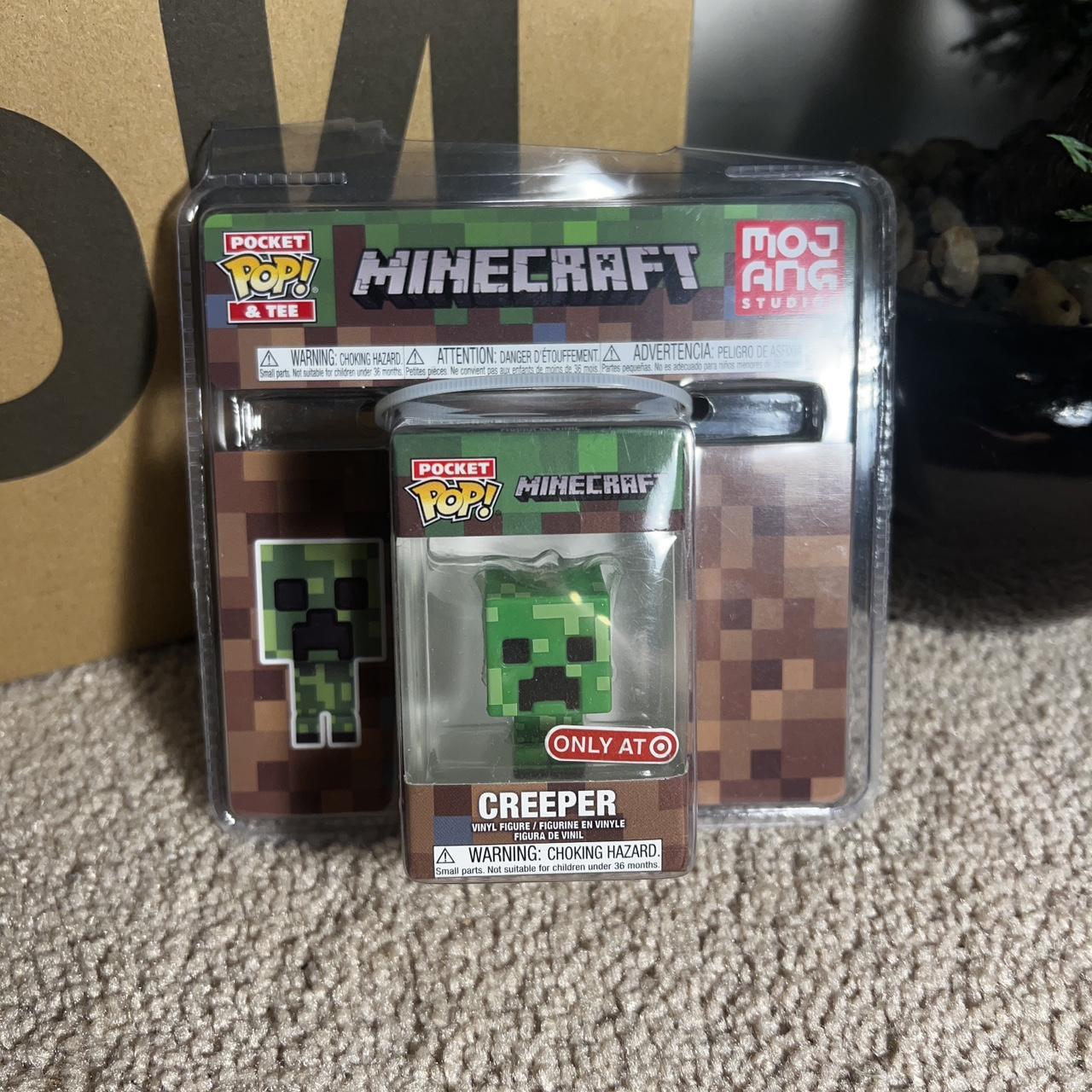 Minecraft creeper funko pop unopened open to... - Depop