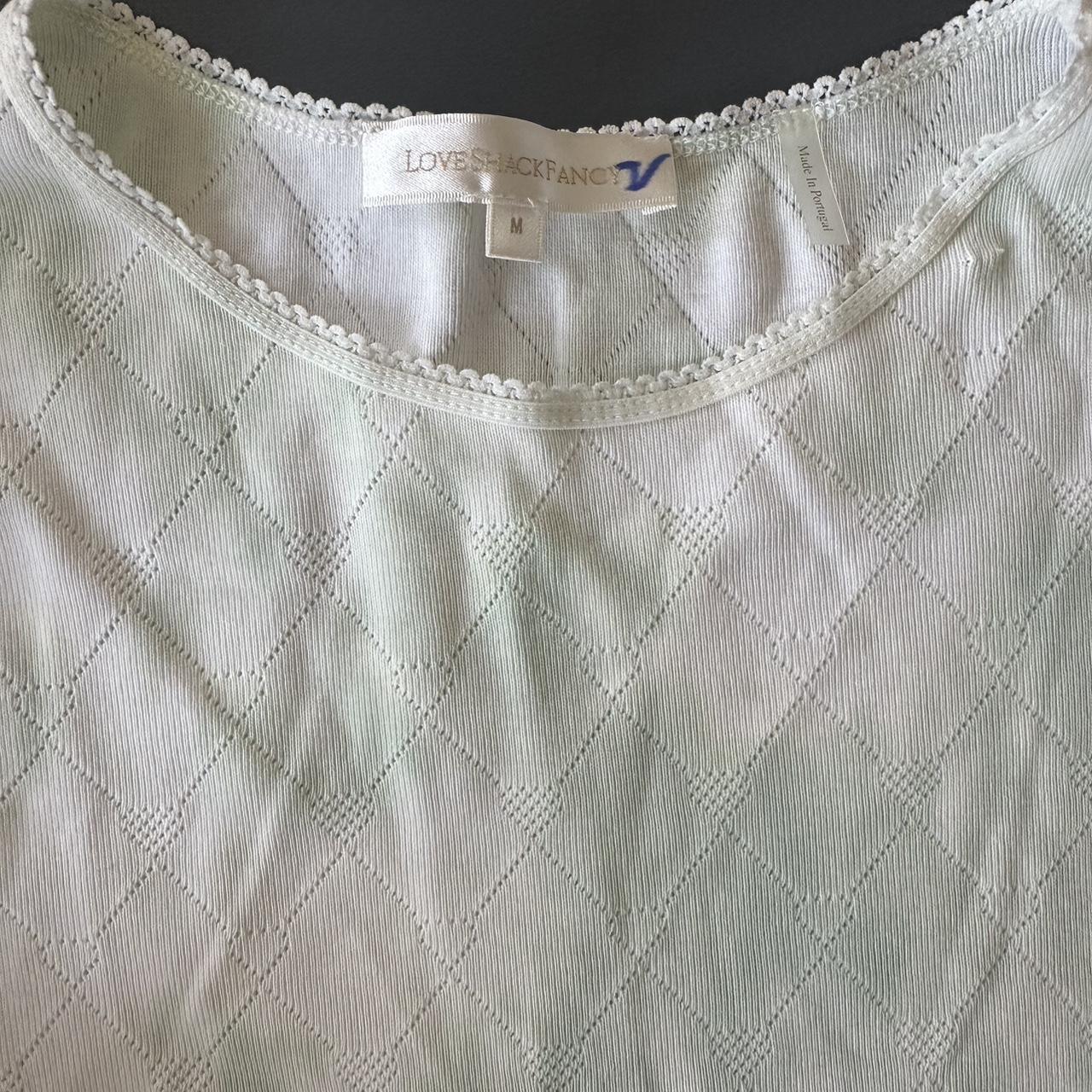 Love shack fancy light green long sleeve. Never worn. - Depop