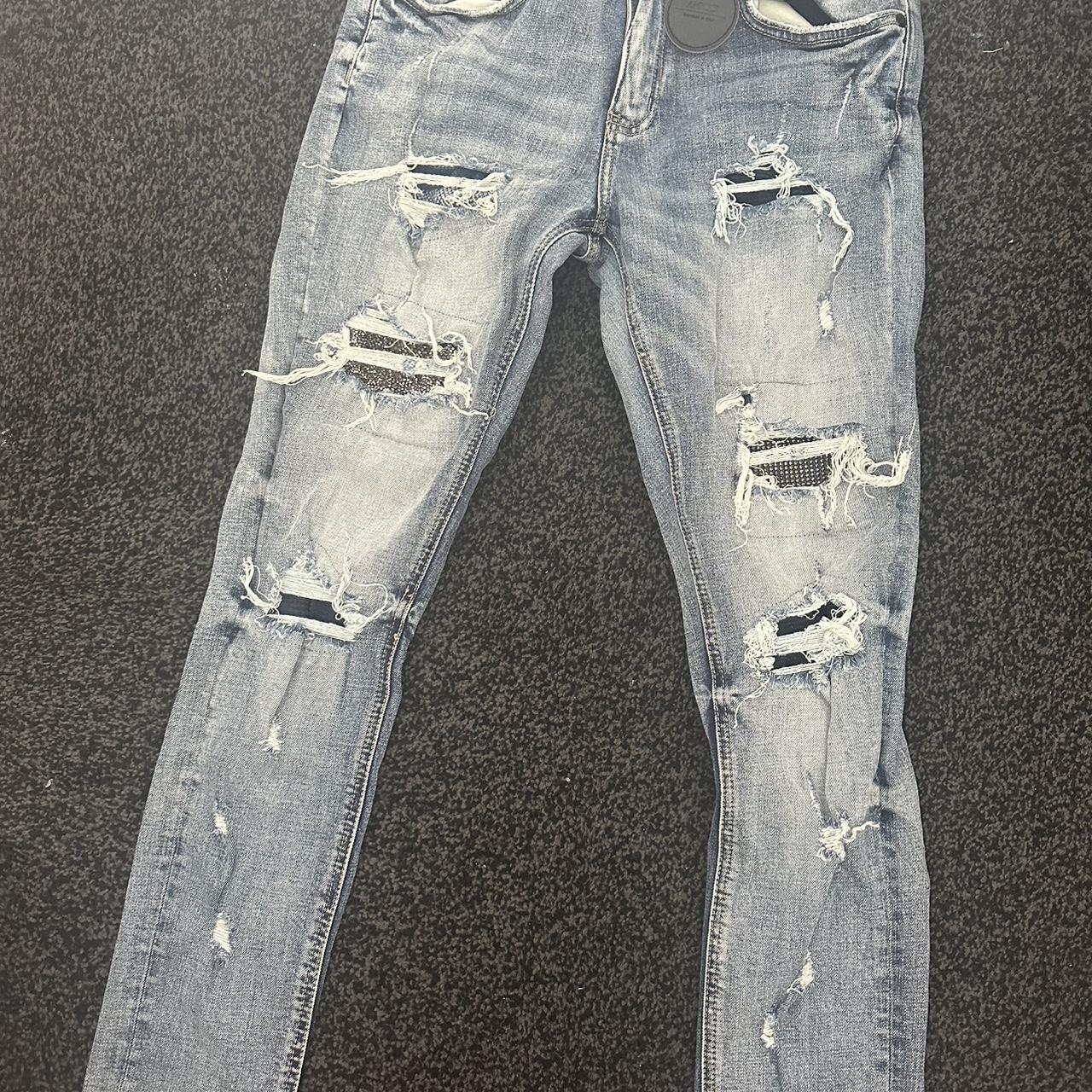 Blue amicci jeans Only worn couple of times - Depop