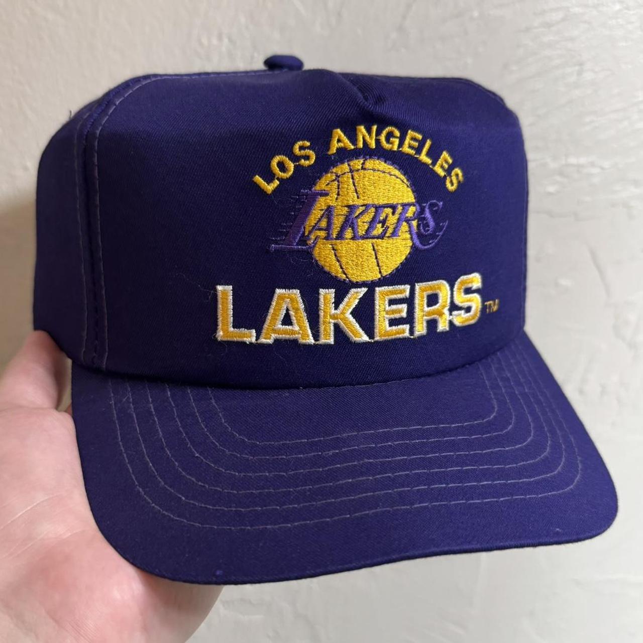 Vintage 1980s Los Angeles Lakers Embroidered NBA... - Depop