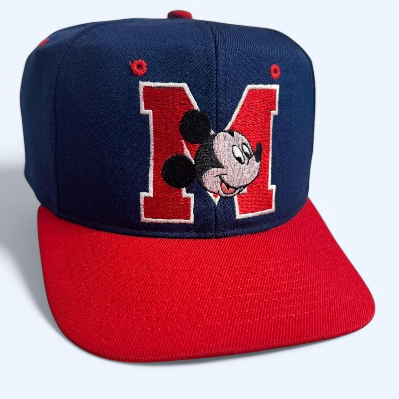 Vintage 1990s Mickey Mouse Disney Blockhead Snapback... | Depop