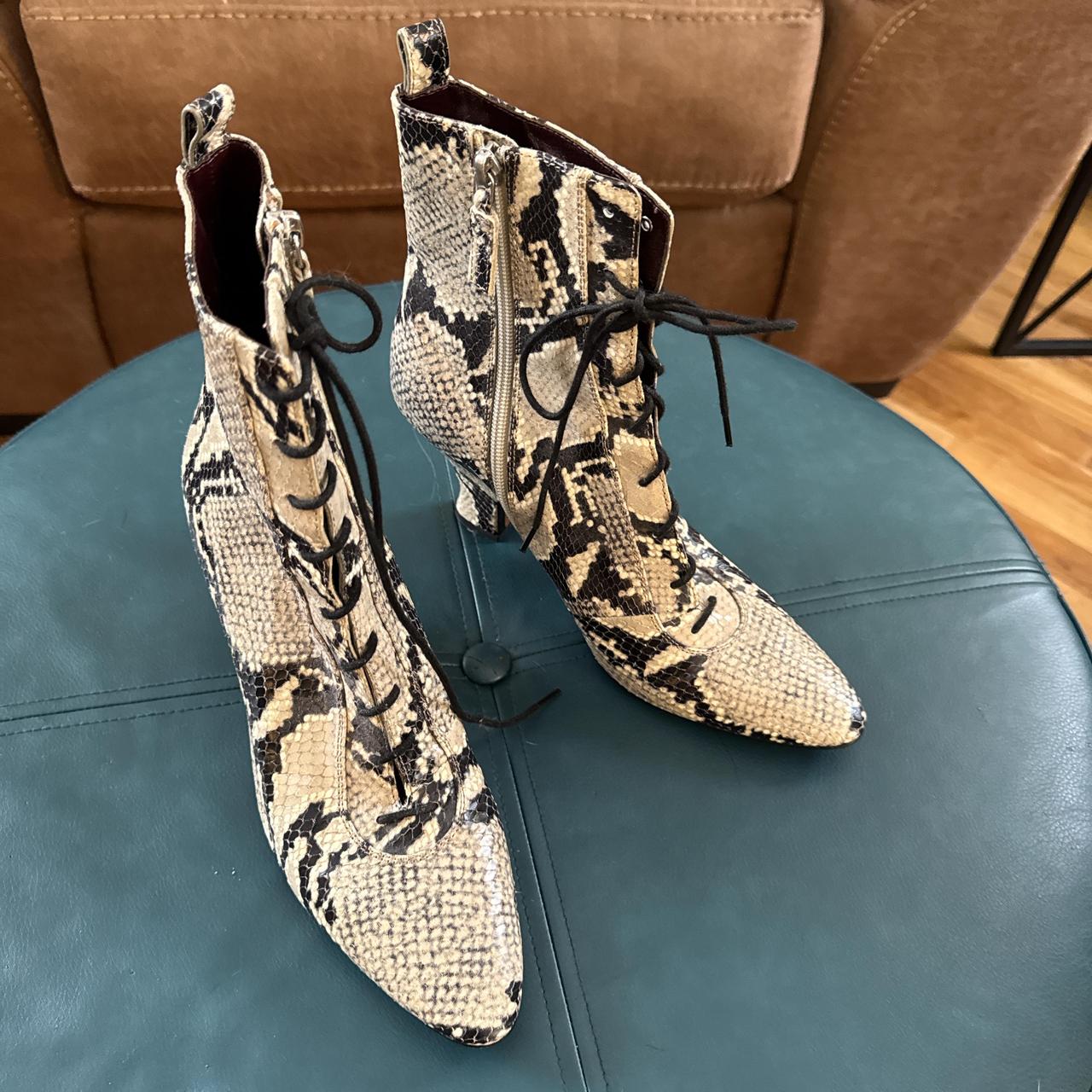 Marc Jacobs “The Victorian Boot” -awesome snake... - Depop