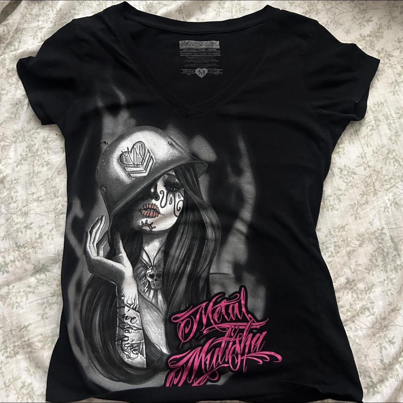 emo women’s graphic t shirt! by the brand metal... - Depop