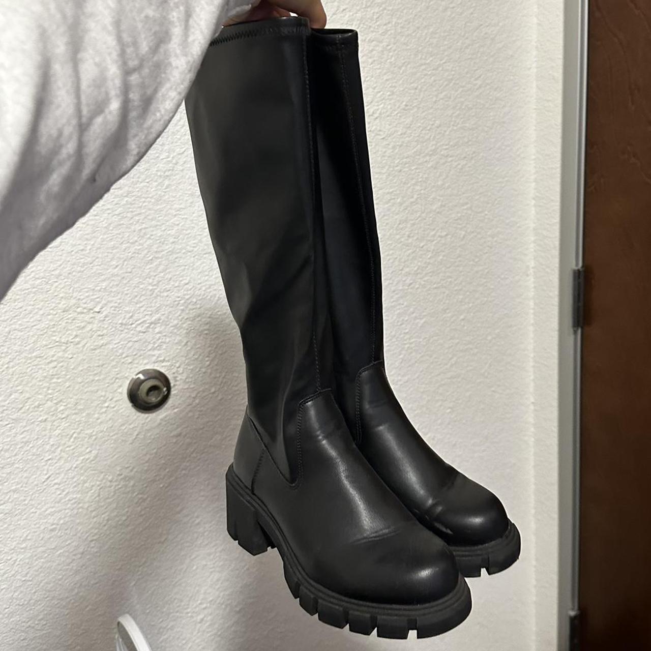 Steve Madden Trina boot size 7.5 only worn... - Depop