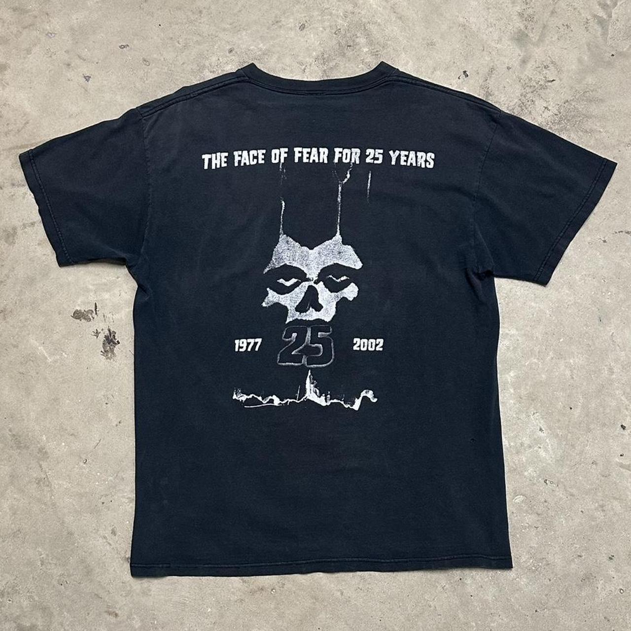 Rare Vintage 2002 Misfits Distressed Band Tee Size... | Depop