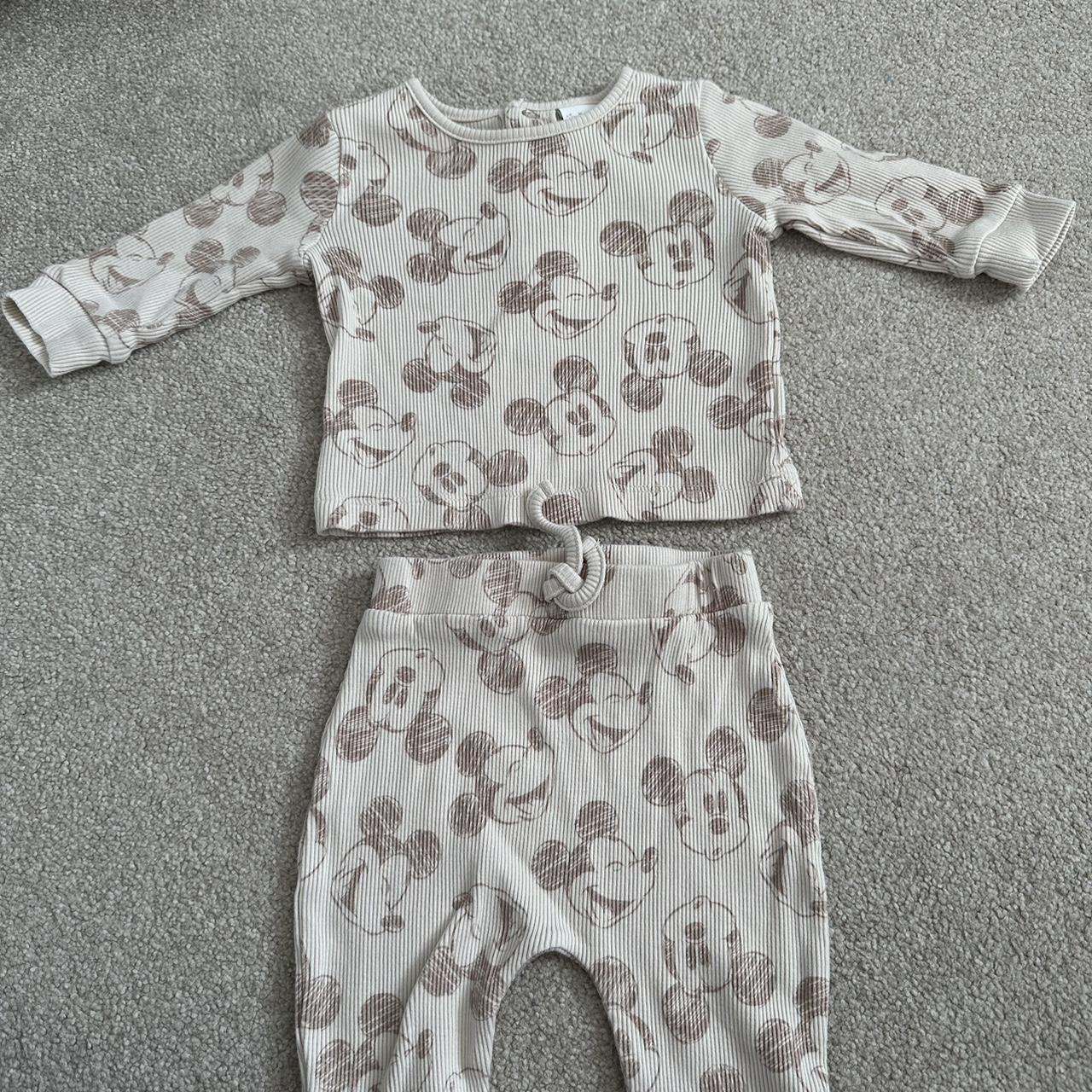 Disney Mickey Mouse baby set. Co ord Size 0-3 months... - Depop