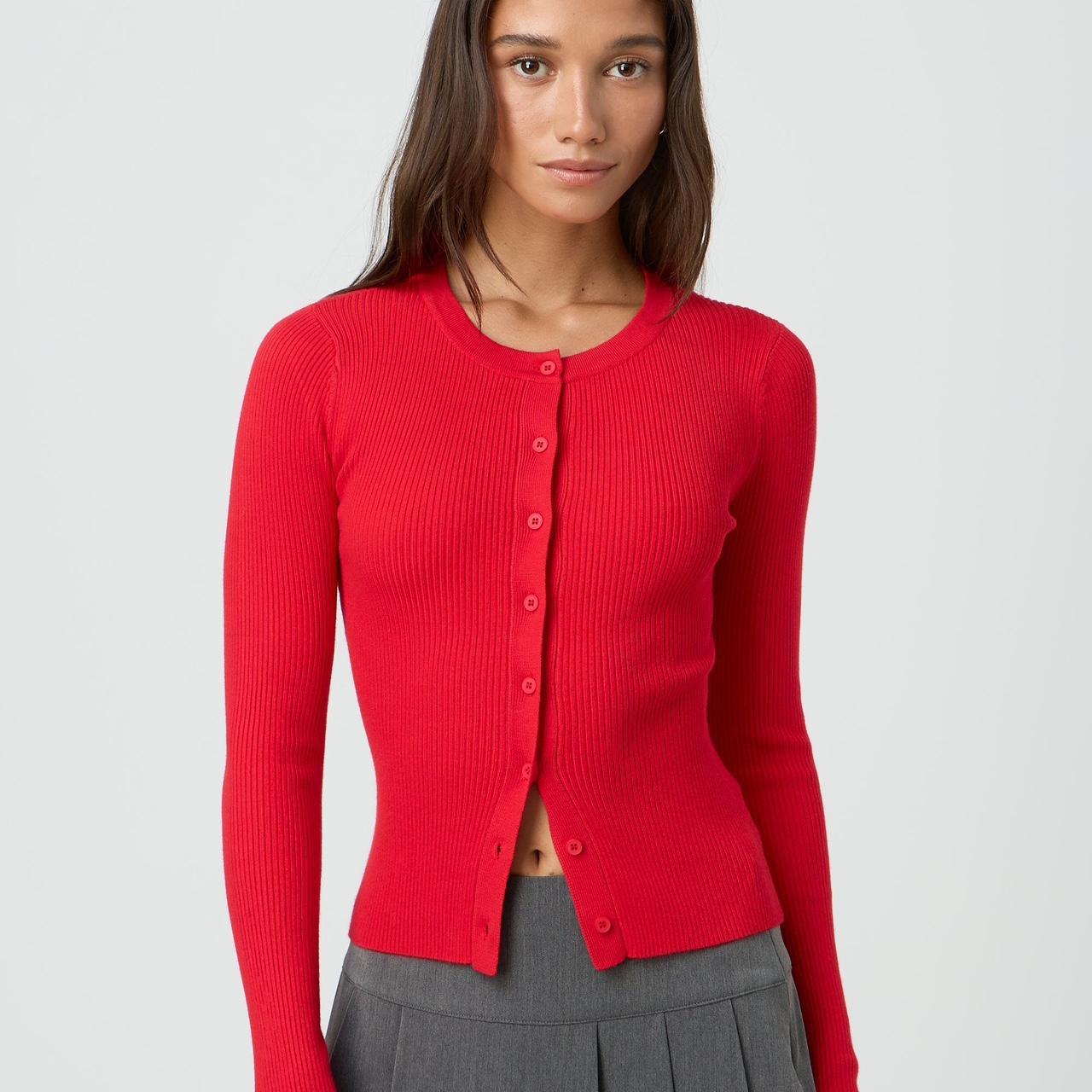 Glassons ribbed button through cardigan. Size M.... - Depop