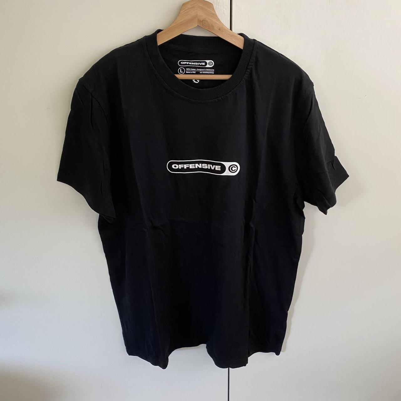 Fitz Offensive Merch black tee Never worn, new in... - Depop