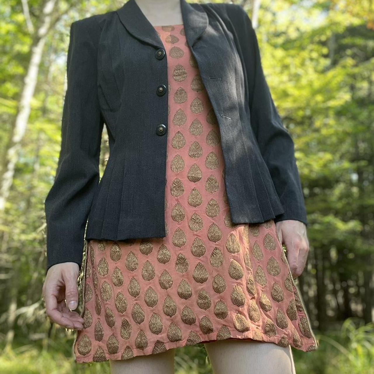 Vintage blazer 1940s reproduction. 90s does 40s... - Depop