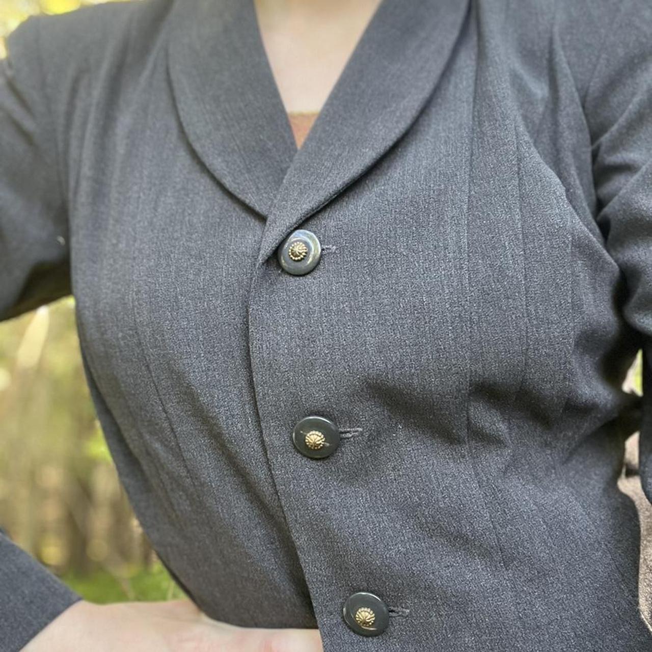 Vintage blazer 1940s reproduction. 90s does 40s... - Depop