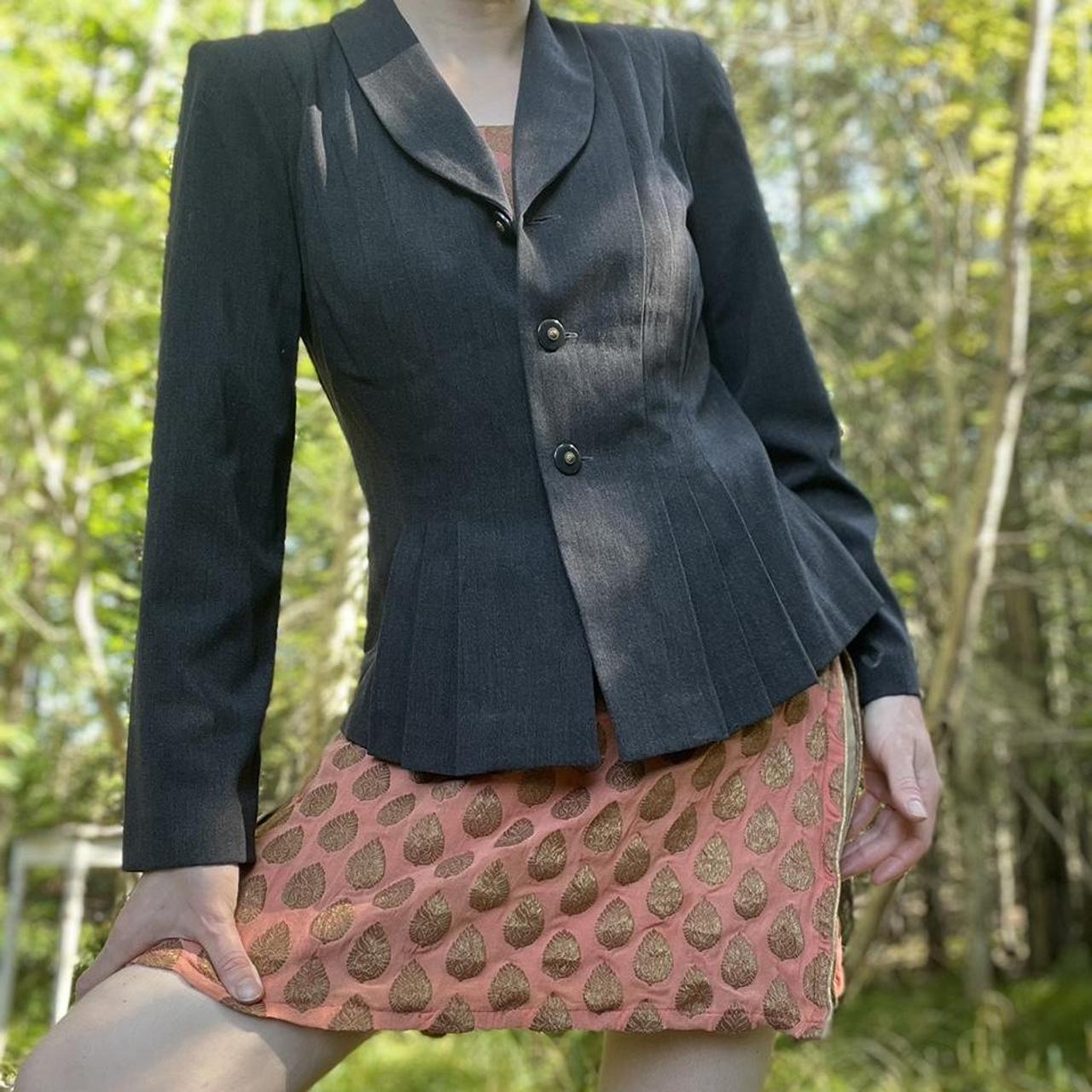 Vintage blazer 1940s reproduction. 90s does 40s... - Depop