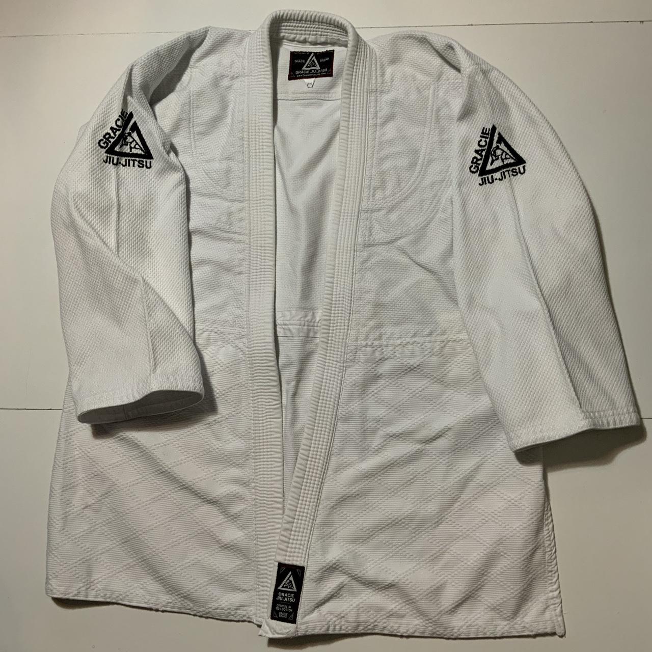 Gracie University Jiu Jitsu Official GI Cotton Weave... - Depop