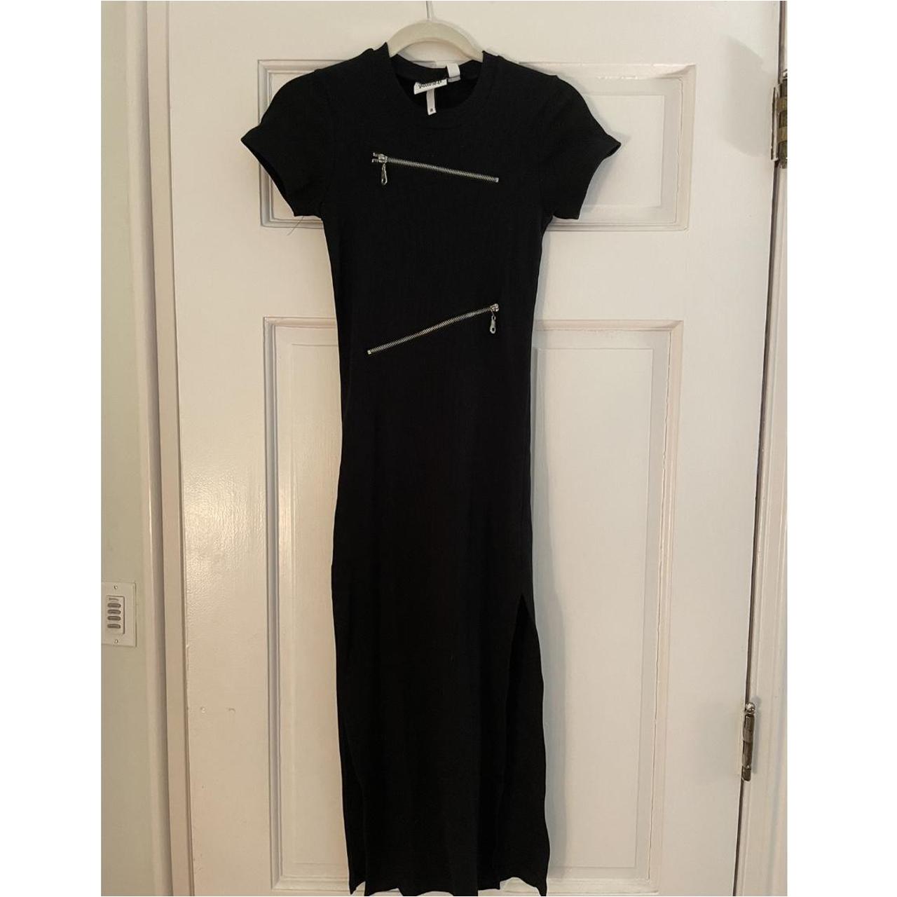 Ragged Priest ribbed maxi dress with zipper detail.... - Depop