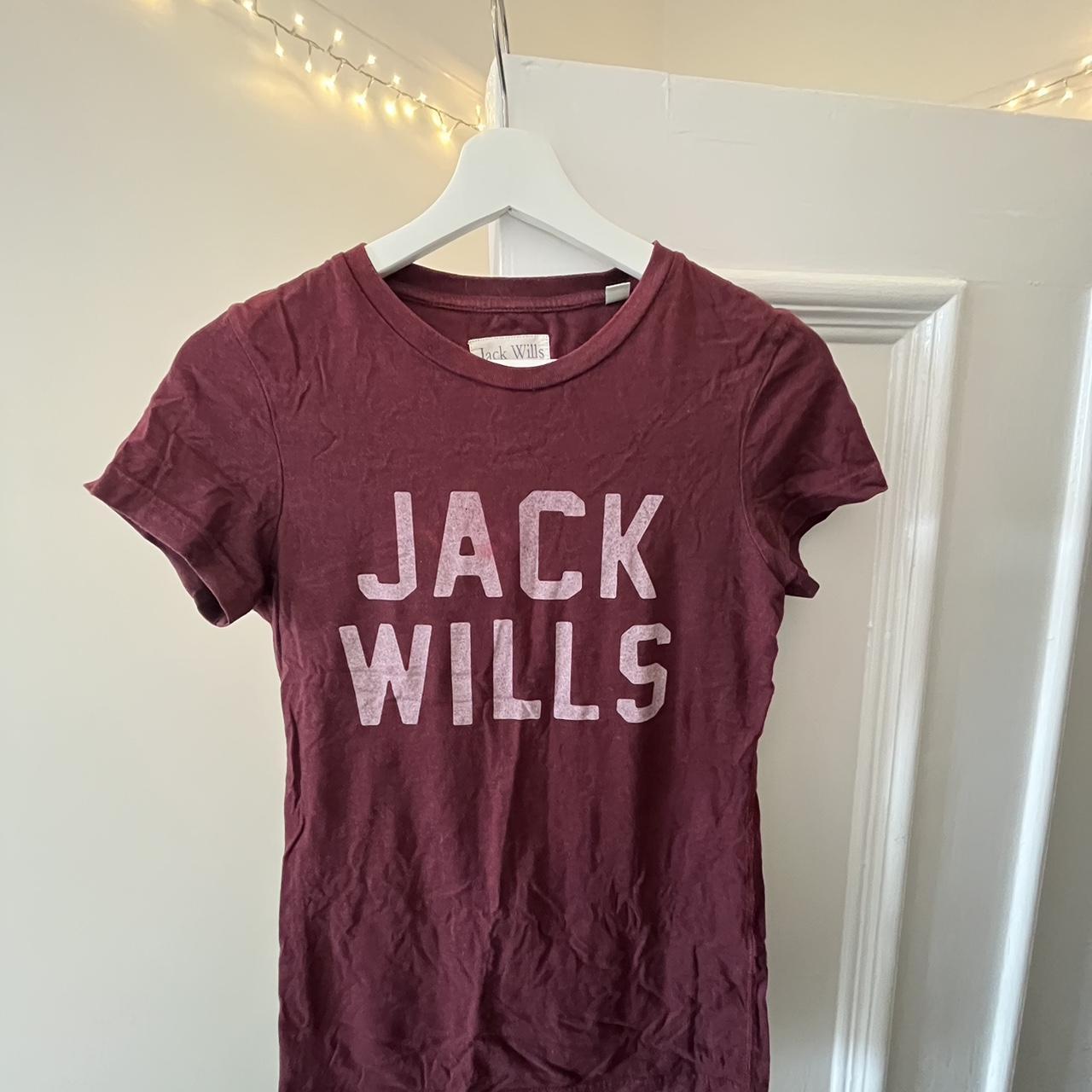 Jack Wills slogan tee 🌸size 8 🌸good condition,... - Depop