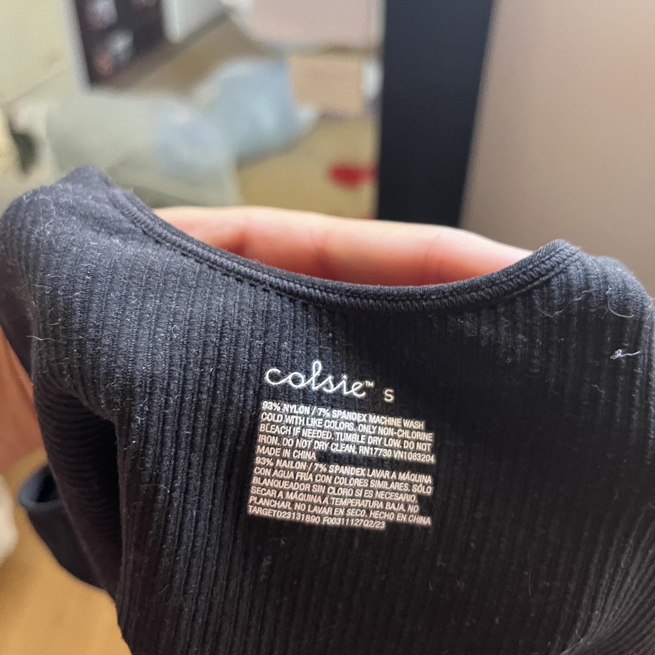 Black bodysuit from colsie, size Small. No flaws,... - Depop